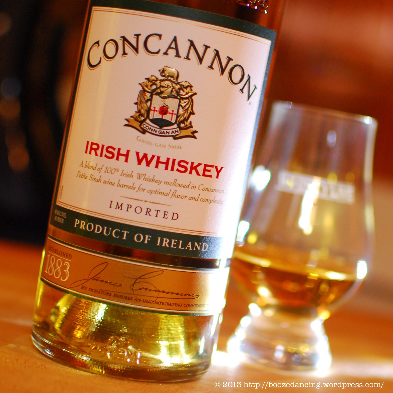 Whiskey Review – Concannon Irish Whiskey – It's just the booze dancing…