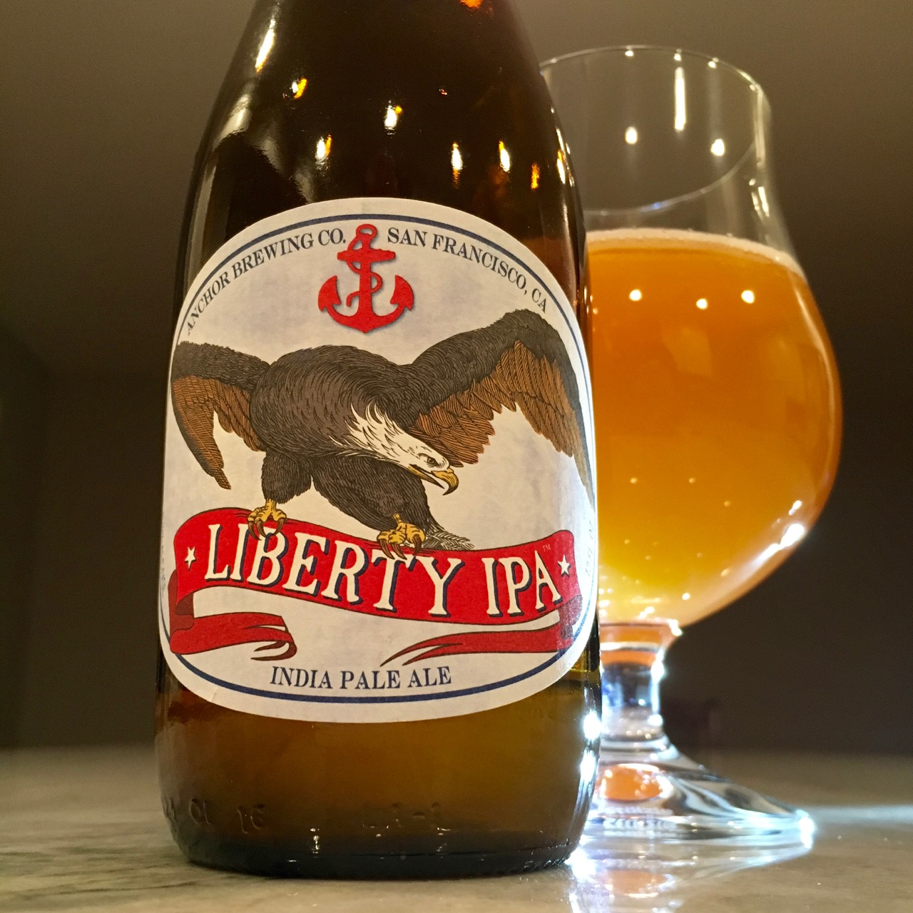 Beer Review – Anchor Liberty IPA – It's just the booze dancing…