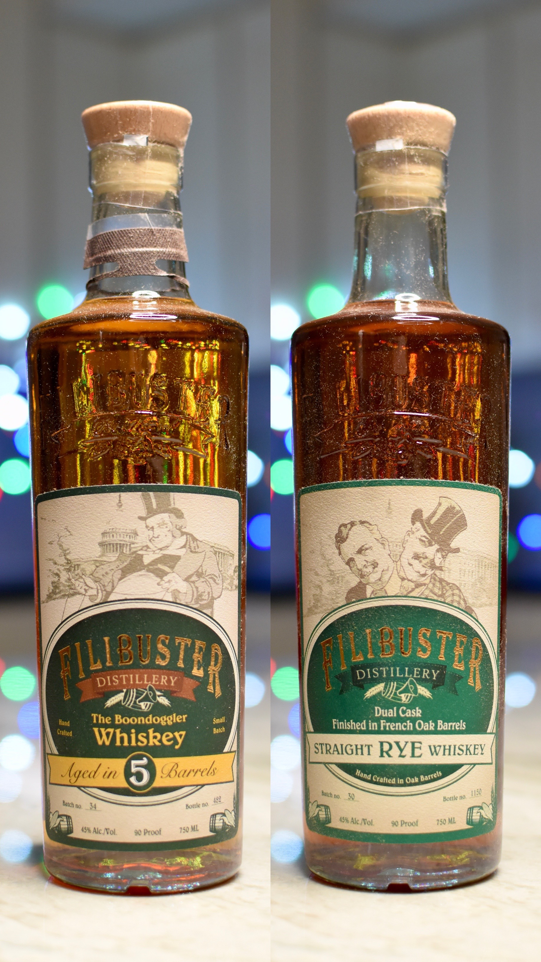 Filibuster The Boondoggler and Straight Rye Whiskey Reviews – It's just ...