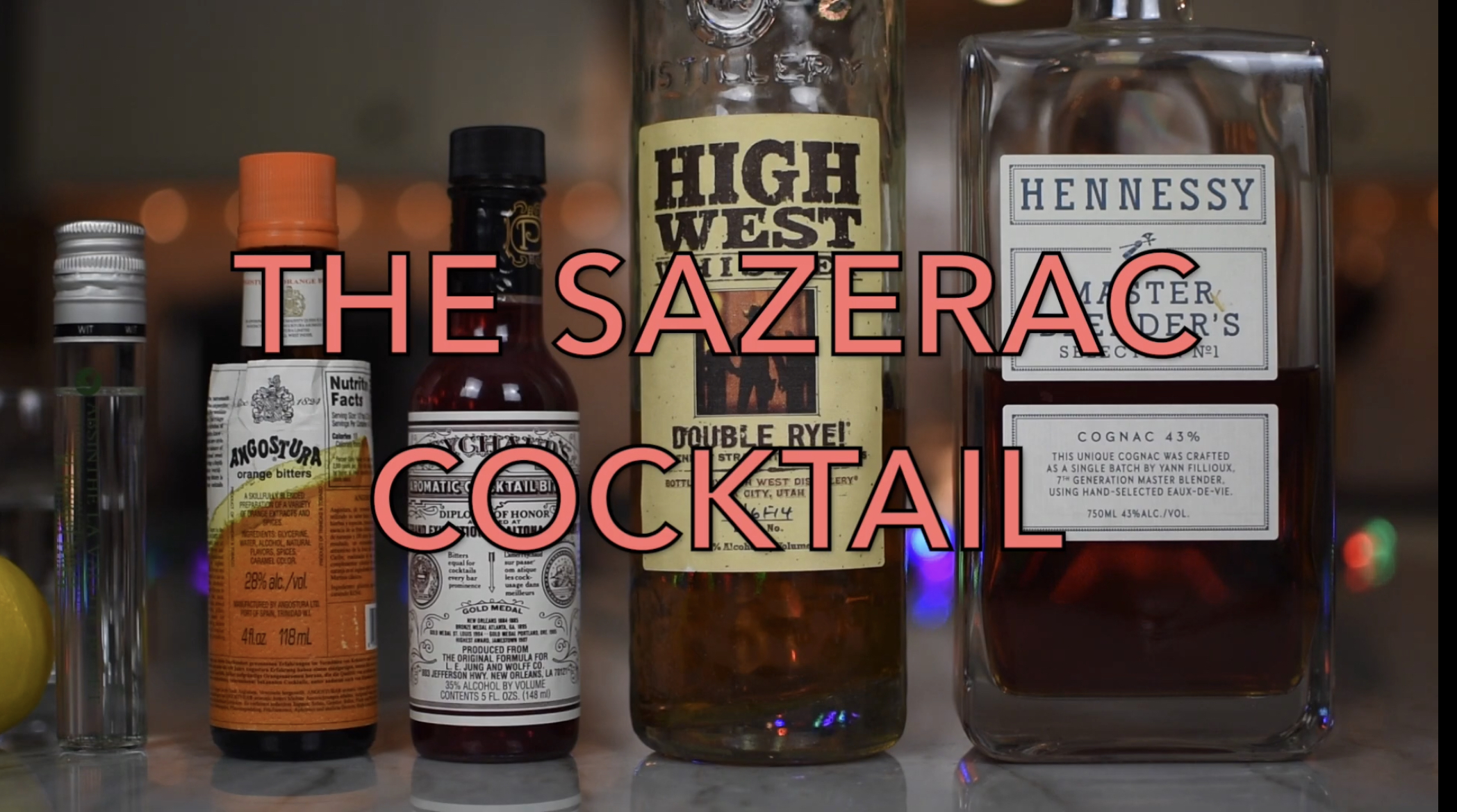 The Sazerac Cocktail – It's just the booze dancing…