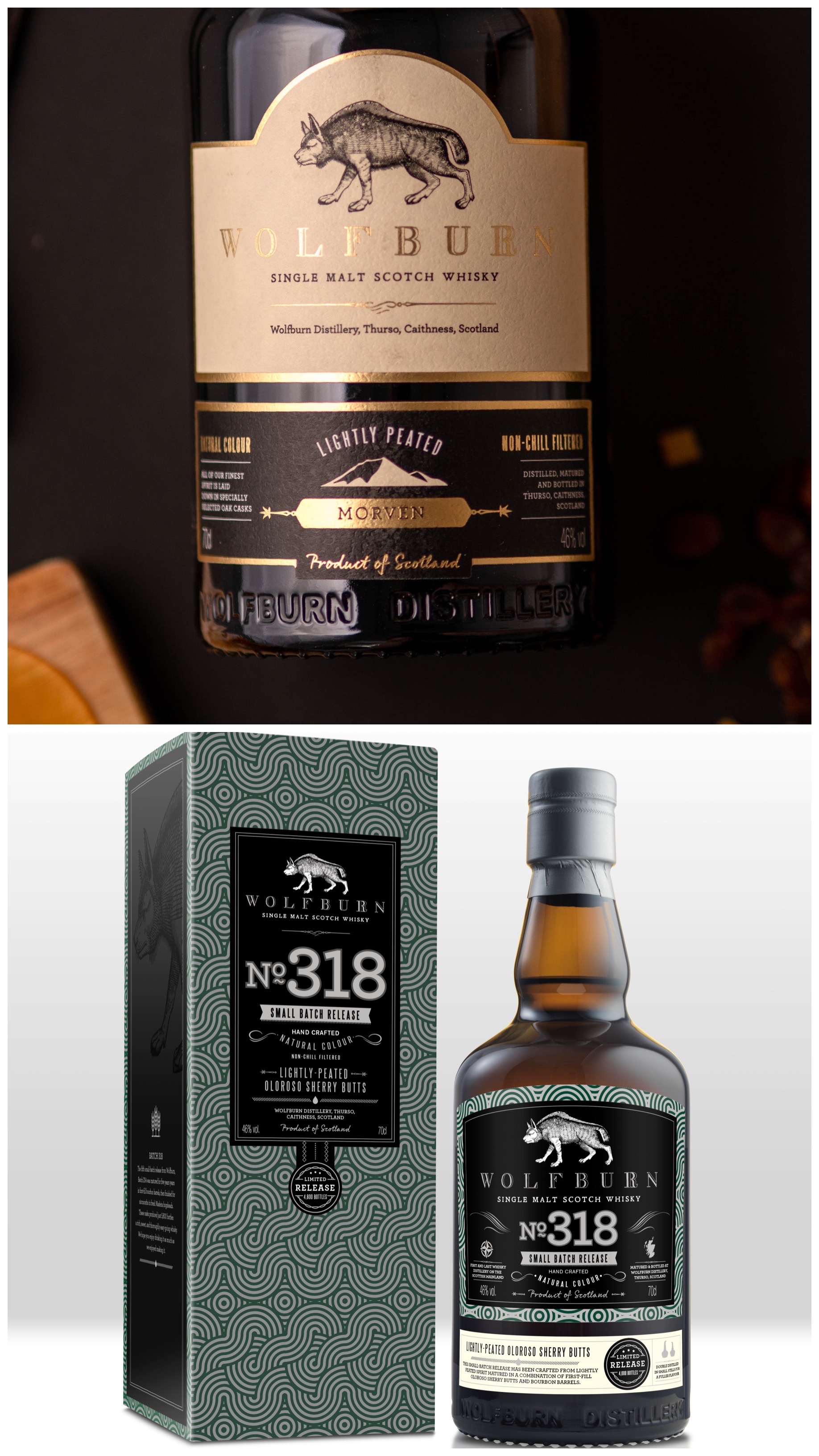 Wolfburn Morven and Small Batch #318 SIngle Malt Scotch Whisky Reviews ...