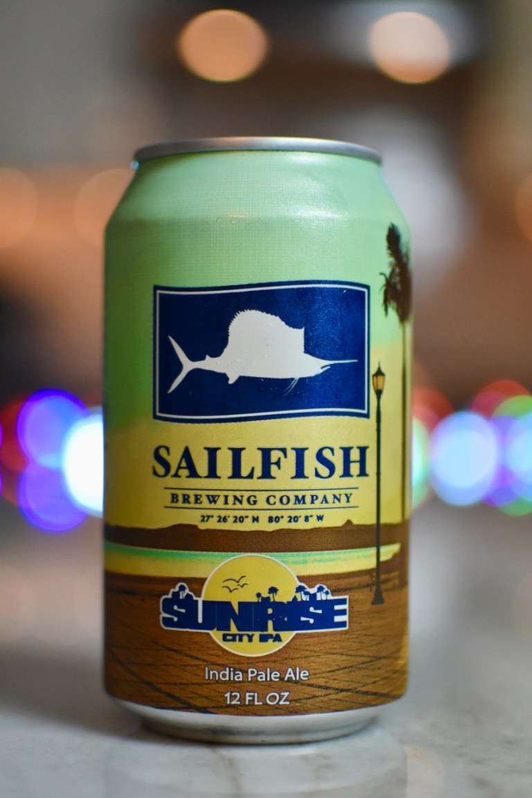 Sailfish Brewing Company Sunrise City IPA Review – It's just the booze ...