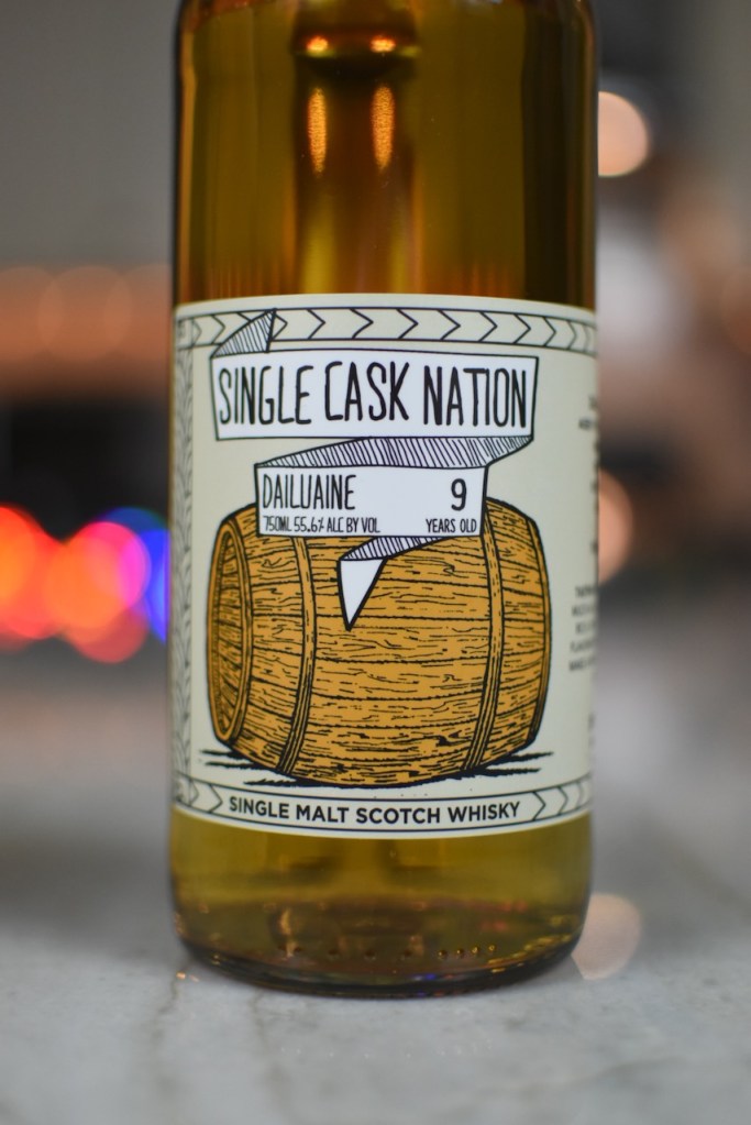 Single Cask Nation Dailuaine 9 Year Old Single Malt Scotch Whisky ...