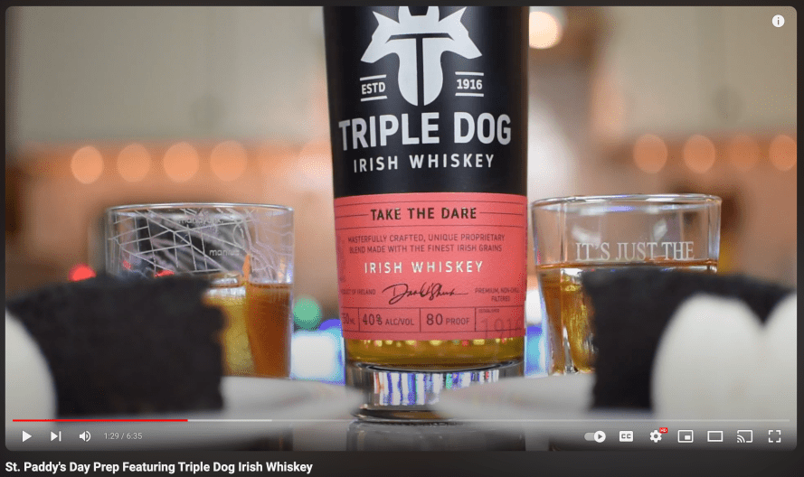 St. Paddy’s Day Prep Featuring Triple Dog Irish Whiskey – It's just the ...